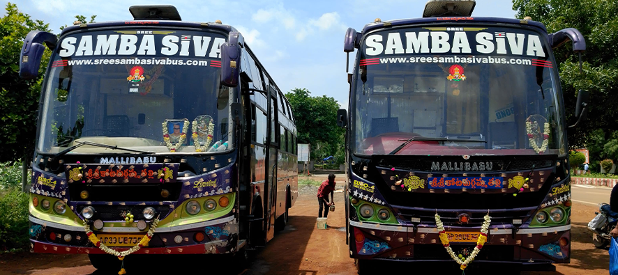 Photo Gallery, Bus Photos, Fleet Photos | Sree Sambasiva Tours and Travels